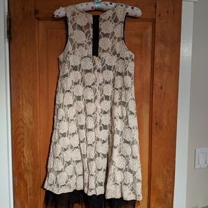 hazel | Dresses | Hazel Croquet Dress With Black Tulle Skirt | Poshmark